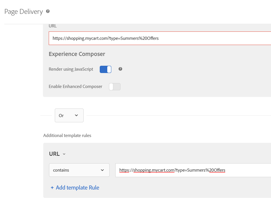 Adobe Target: Handle query strings in the URL - Adobe Experience League ...