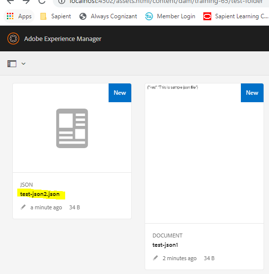 Solved How To Upload Json Asset Using Asset Api Adobe Experience 1695