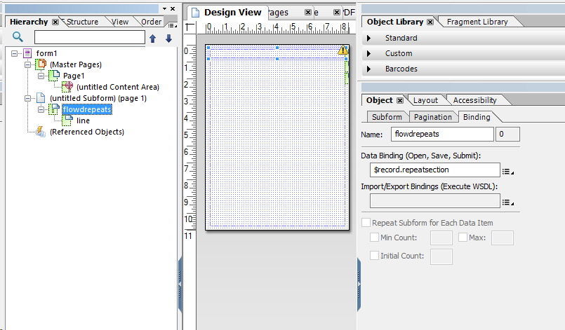 Solved: repeat subforms for each data item - Adobe Experience League ...