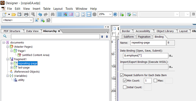 Solved: repeat subforms for each data item - Adobe Experience League Community - 373026
