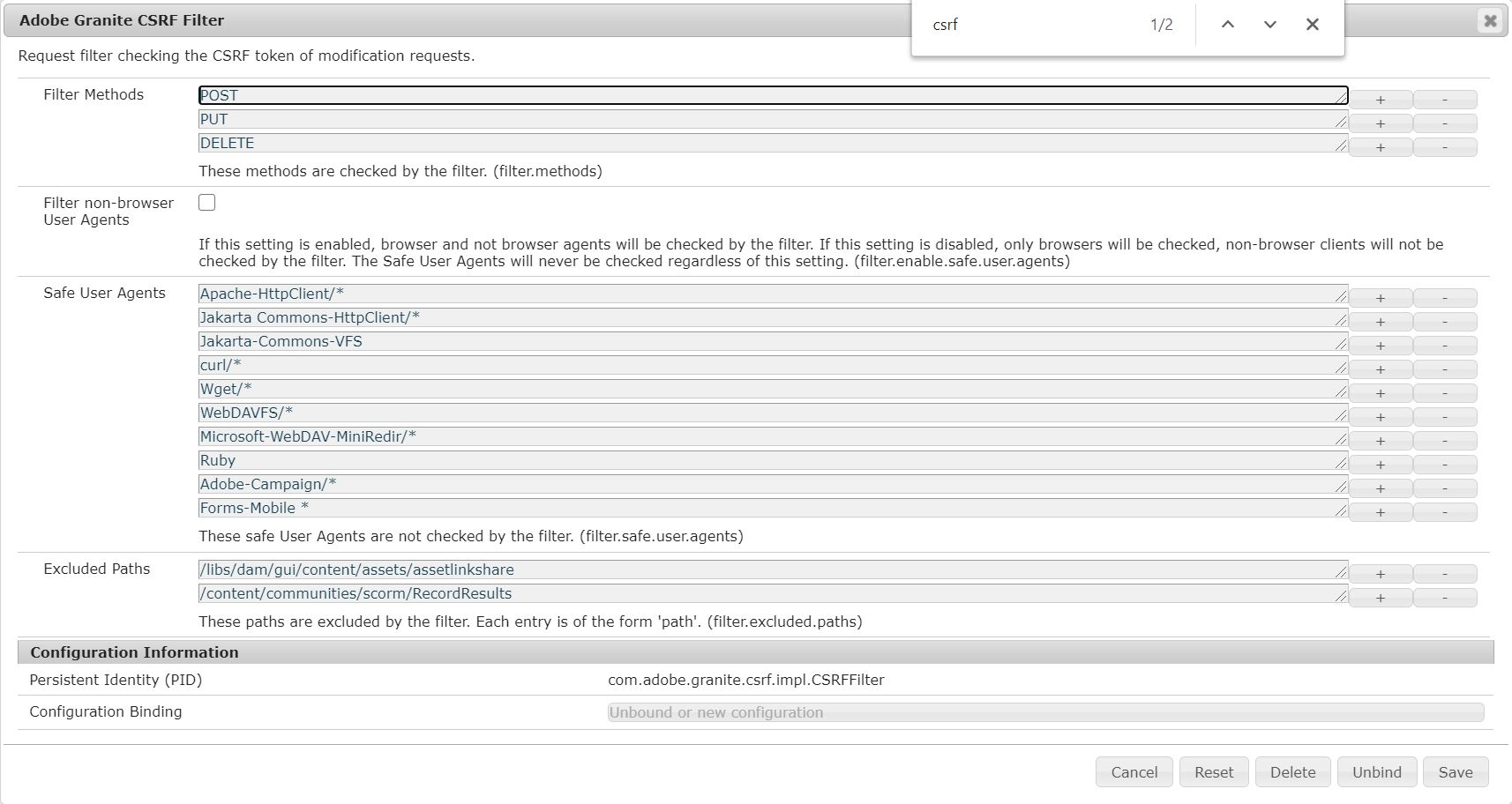 Solved: Form submission is getting failed with Empty CSRF ... - Adobe ...