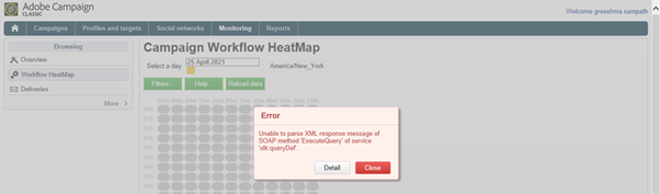 Solved: Workflow Heatmap not loading - Adobe Experience League ...