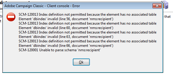 Solved: Error when trying to update database structure - Adobe Experience League Community - 411324