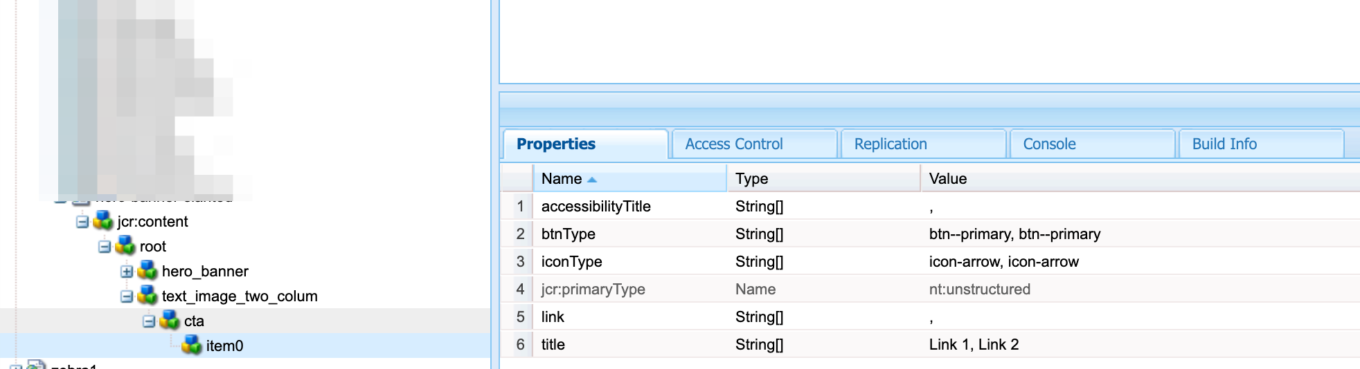 How to add multiple CTA on different tabs in cq di... - Adobe ...