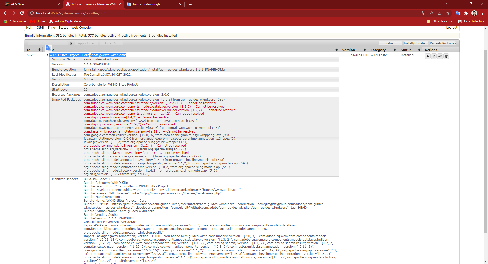 Solved: WKND tutorial - loading blank page - Adobe Experience League ...
