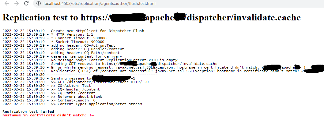 Solved: Hostname in certificate didn't match - Adobe Experience League Community - 441705