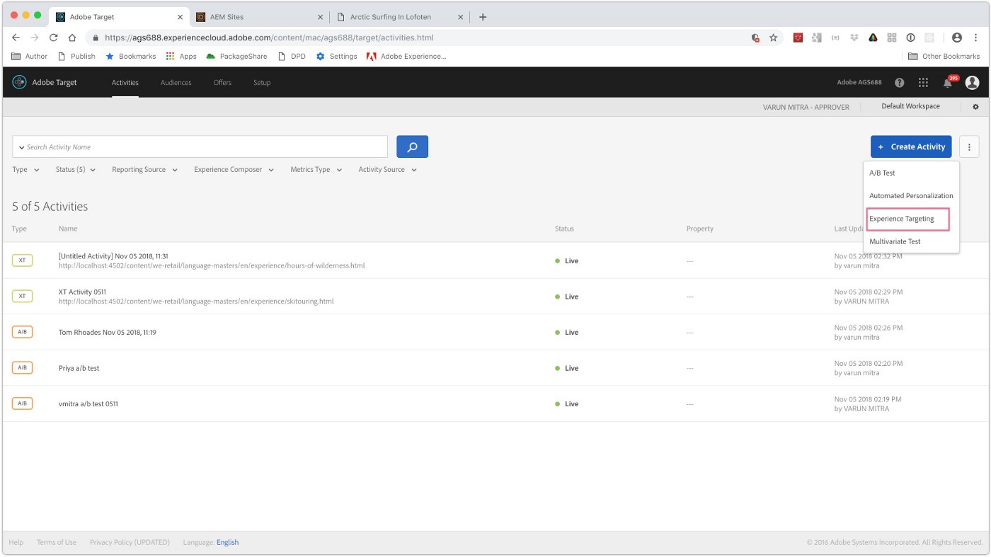 Integrate Adobe Experience Manager with Adobe Targ... - Adobe ...