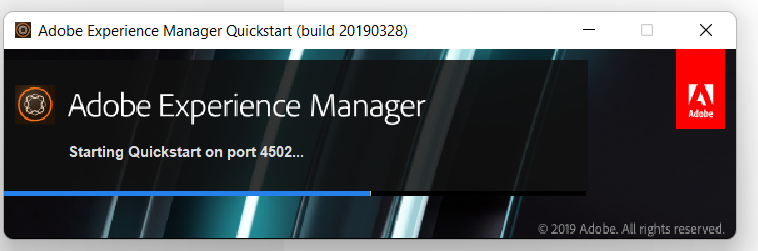 Solved: AEM instance is not starting - Adobe Experience League Community - 445150