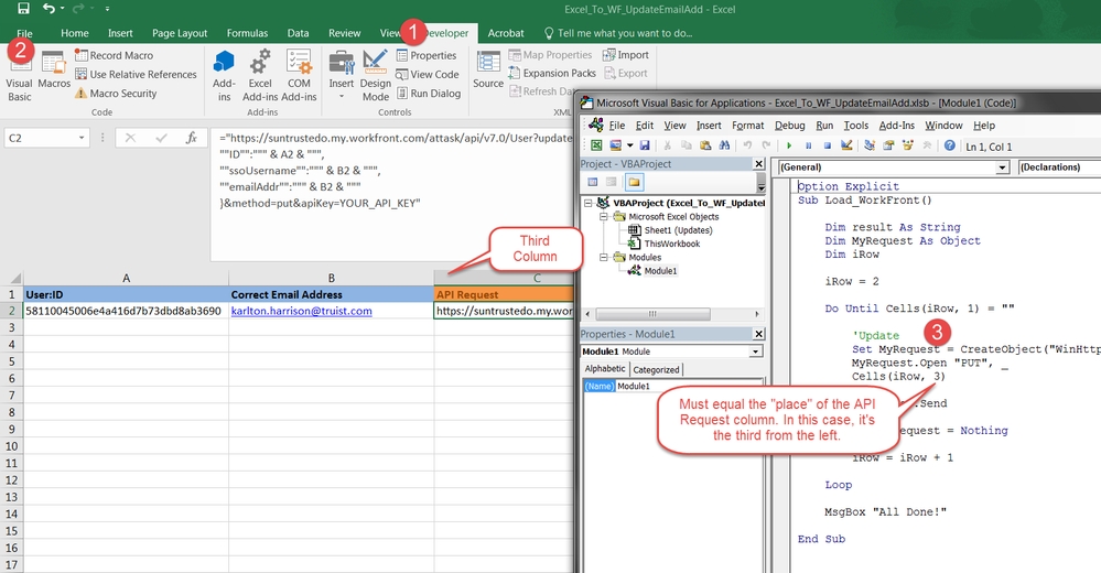 Updating Workfront via API Using Excel - Adobe Experience League ...