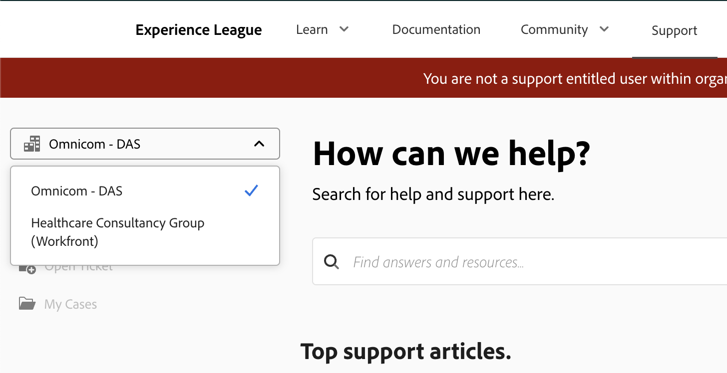 How to Submit a Support Ticket on Experience Leagu... - Adobe ...