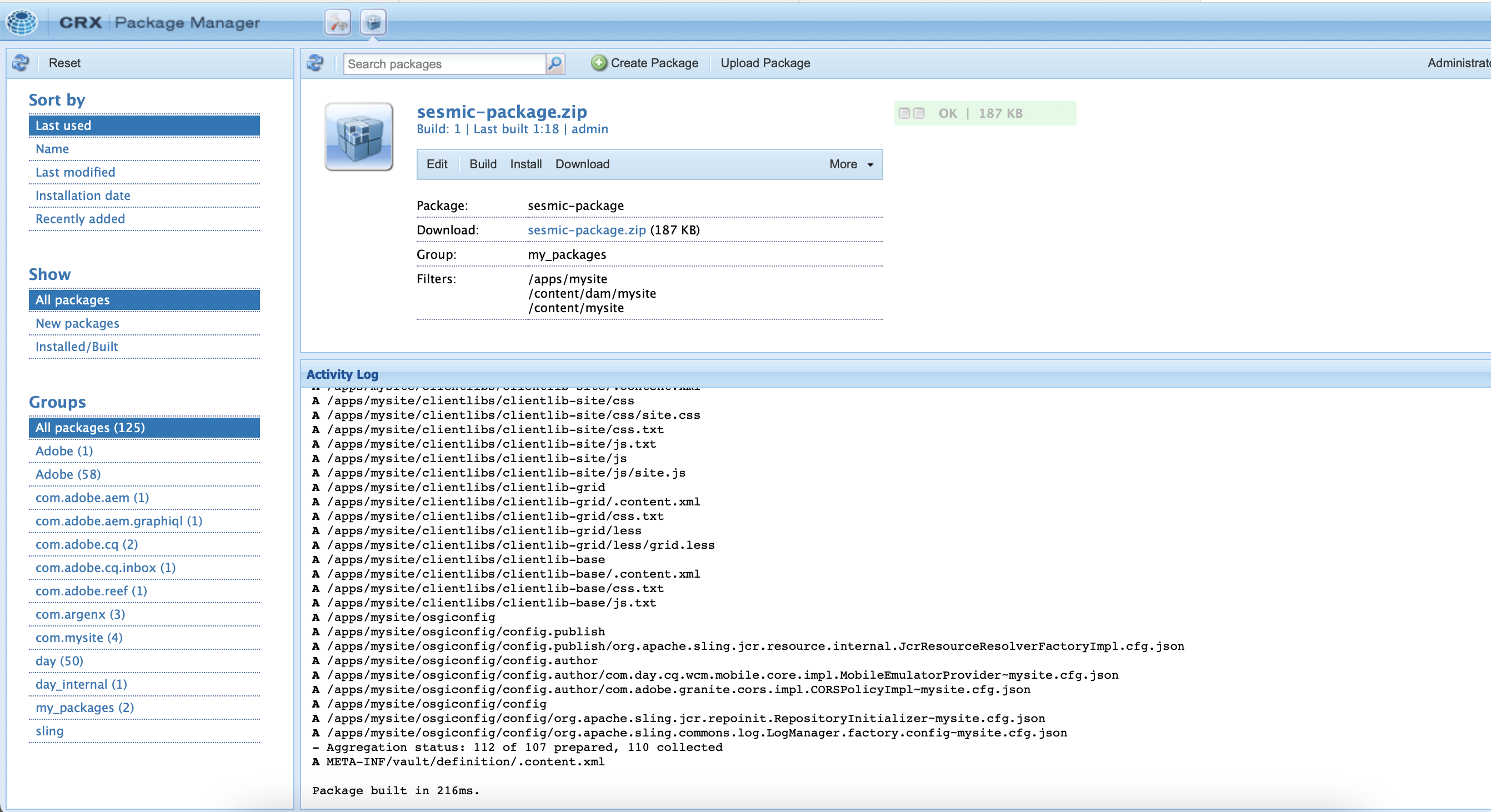 Solved: How to build package .zip of AEM project that can ... - Adobe ...
