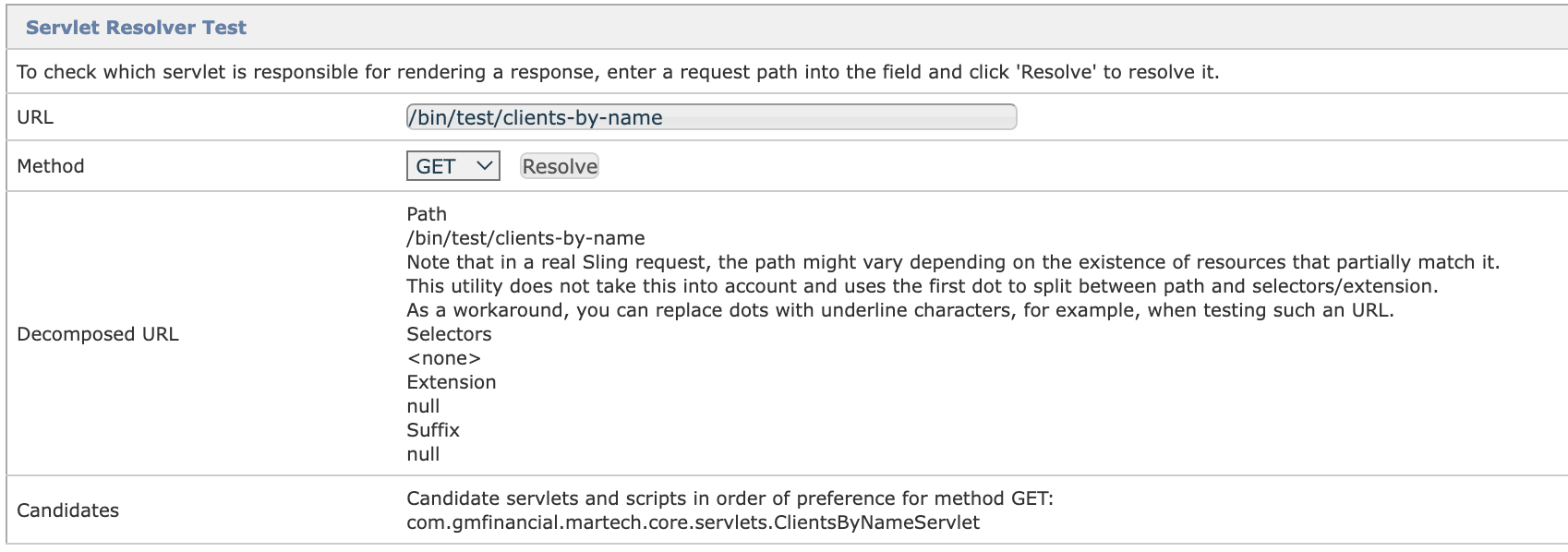Solved: servlet not being map to path - Adobe Experience League Community - 549262