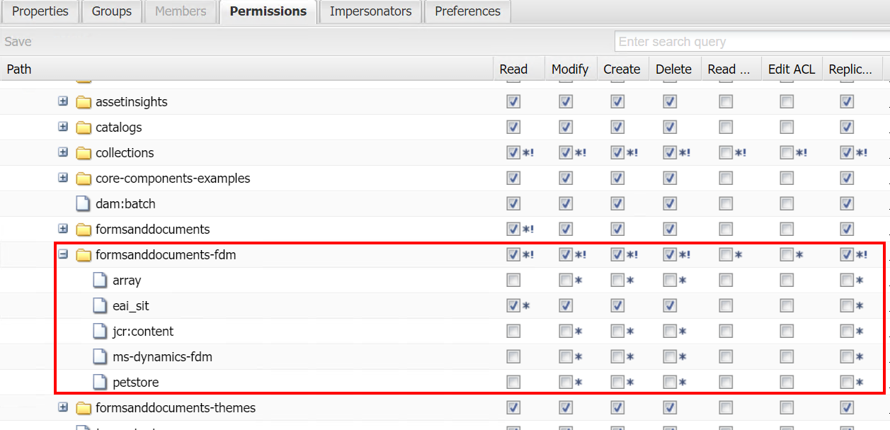 Solved: AEM Forms Data Model Permission - Adobe Experience League ...