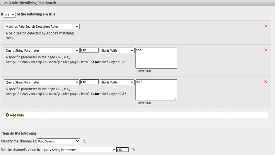 Solved: Multiple strings to match Query string parameter i... - Adobe Experience League ...