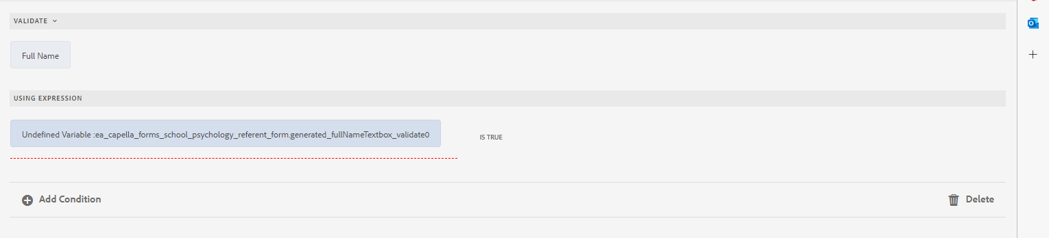 Solved Getting Undefined Variable Error In Rule Editor Af Adobe Experience League