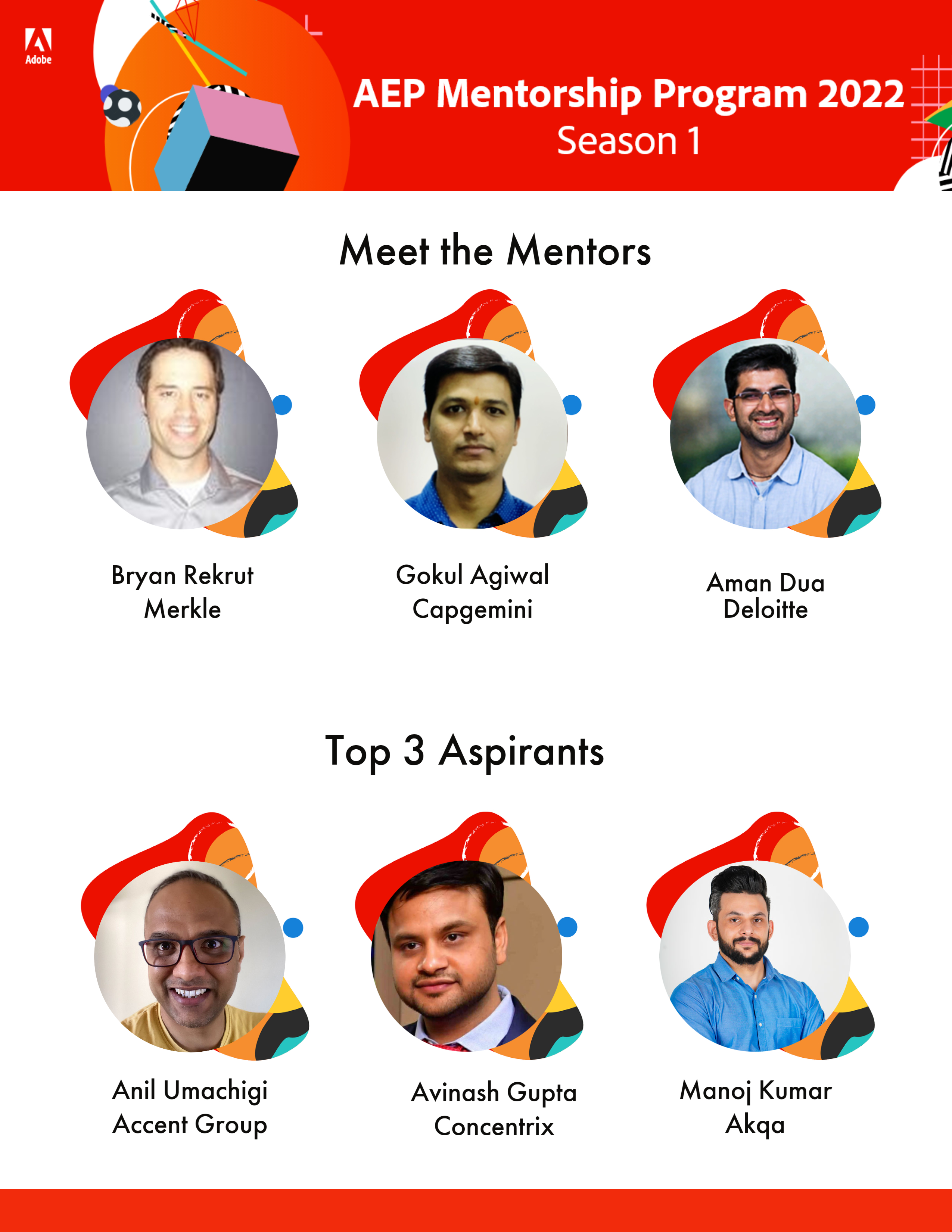 AEP Mentorship Program | Announcing the winners - Adobe Experience ...