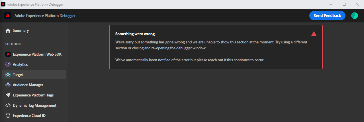 // Adobe Experience Platform Debugger - Target Con... - Adobe ...