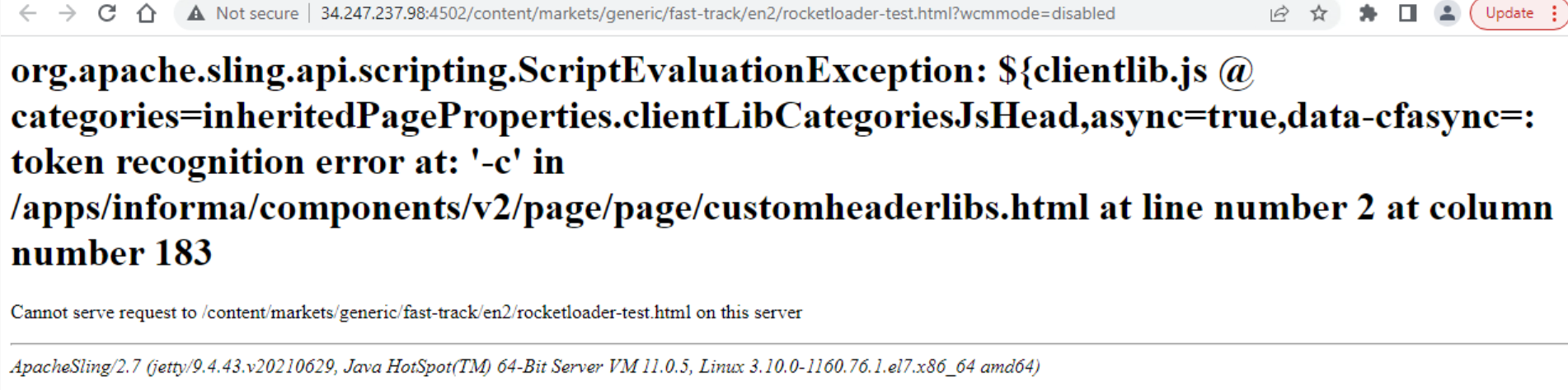 Solved: how to add data-cfsync=”false” attribute in sightl... - Adobe Experience League ...
