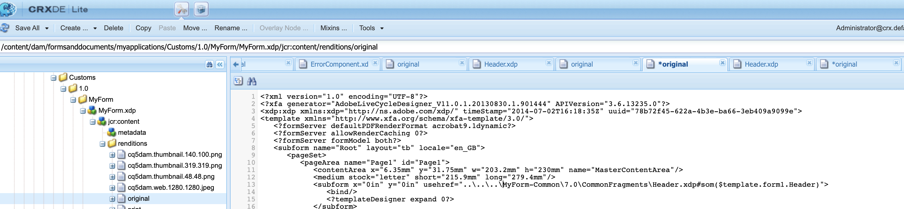 In formsanddocuments, xdp file not able to set rel... - Adobe ...