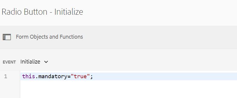Solved: Make an Adaptive Form Field required in JavaScript - Adobe ...