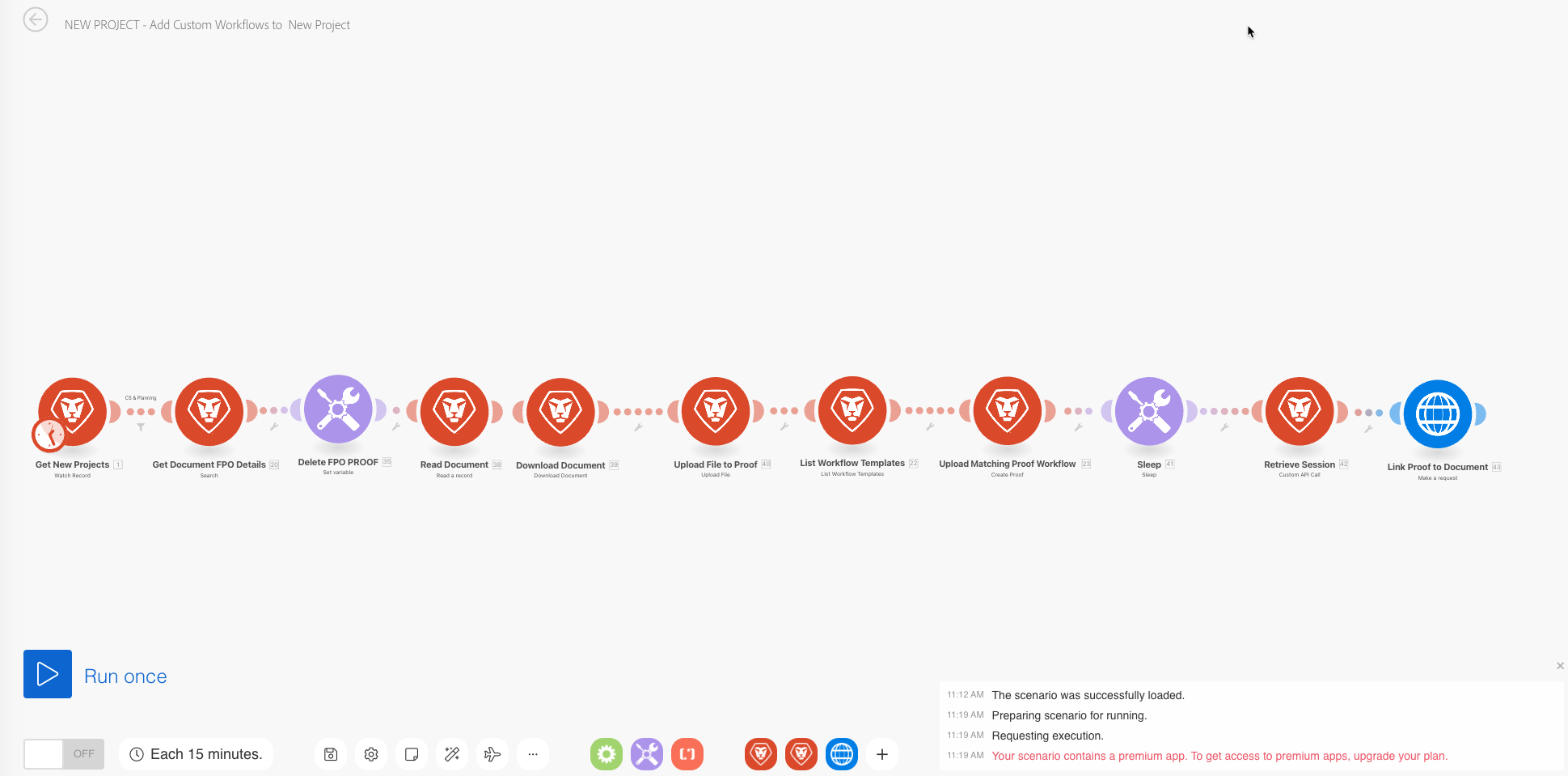 Anyone successful getting a Create Proof Module wo... - Adobe Experience League Community - 591235