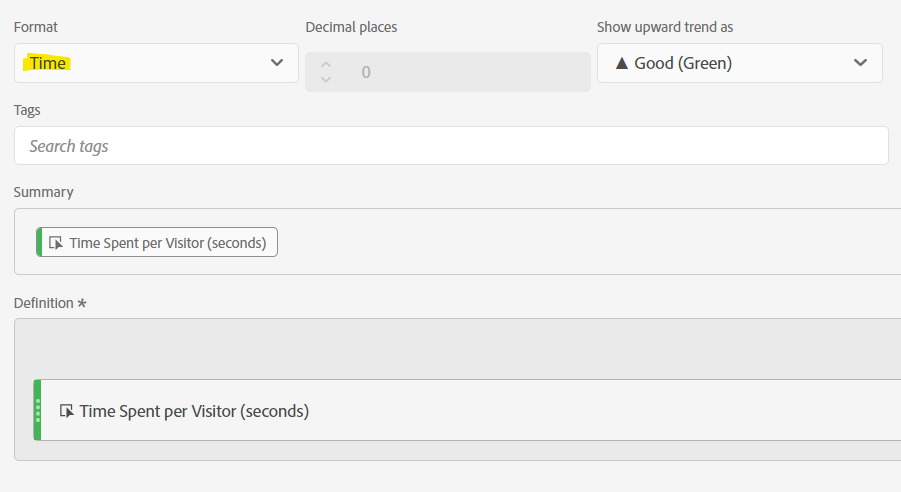 Solved: Time spent per visitor distinct - Adobe Experience League ...