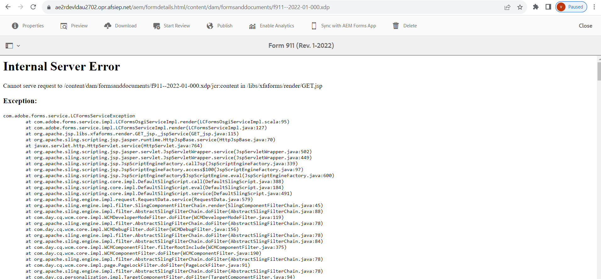 Solved: AEM OSGI Form when we upload the xdp file then vie... - Adobe ...