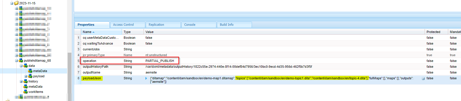 Get topics payload in postprocessing workflow dur... - Adobe Experience ...