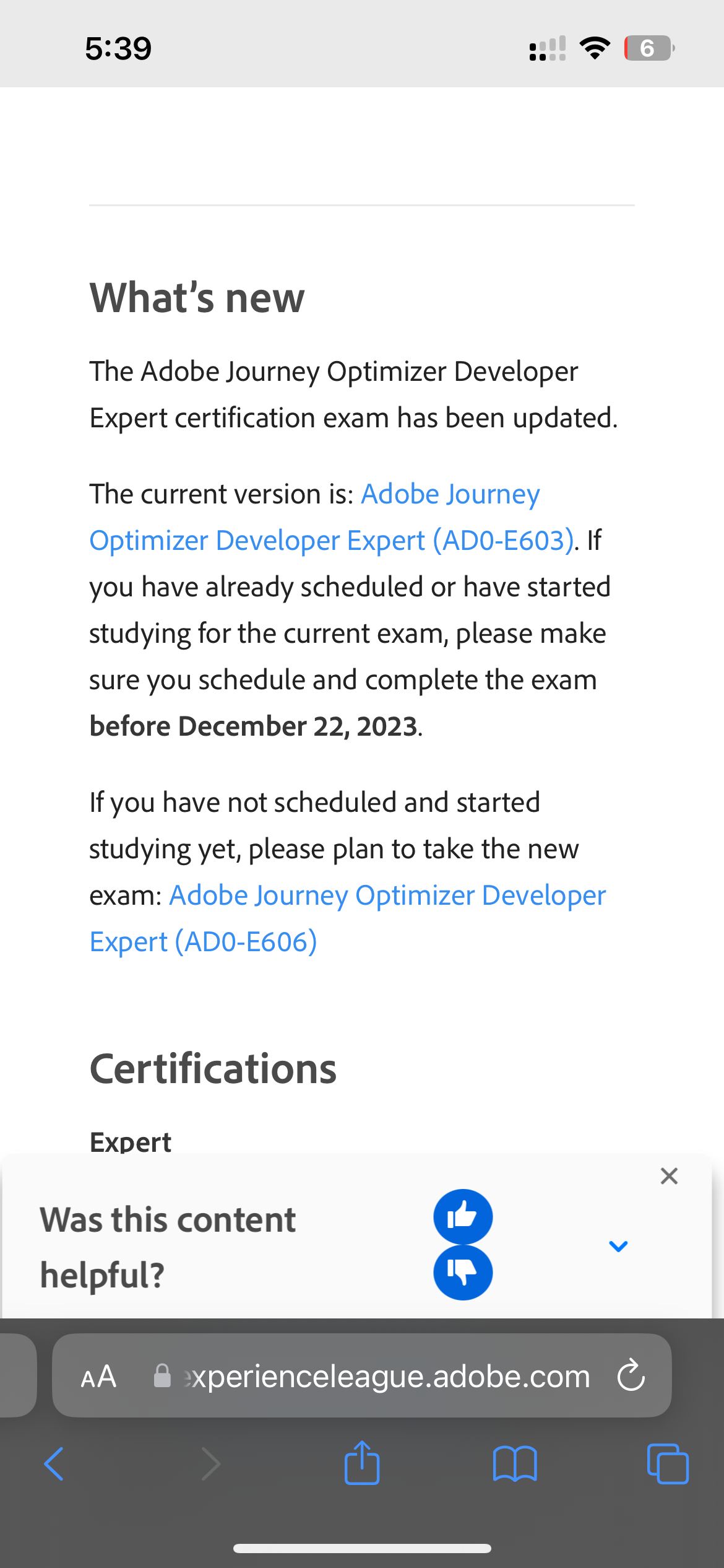 Solved Adobe Journey Optimizer Ado 603 And Ado 606 Both Adobe Experience League 