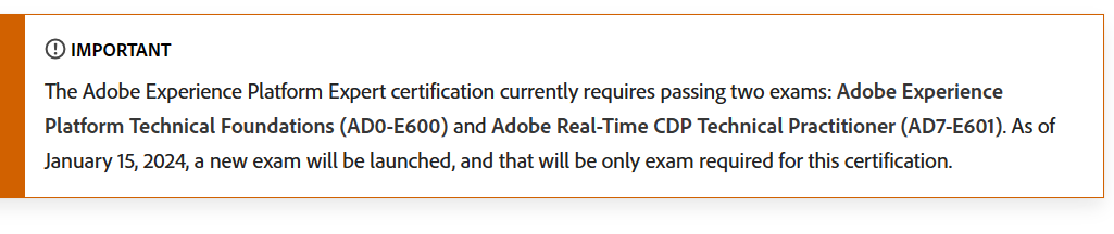 Solved: Adobe Certification - Confusion on Adobe ADO - E60... - Adobe Experience League ...