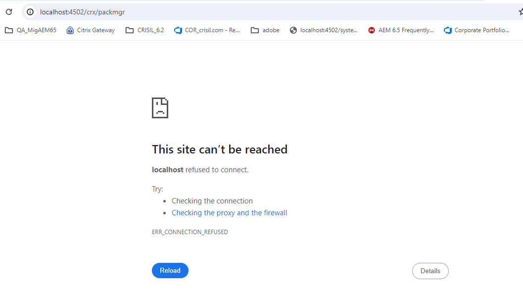 AEM Local Author instance not starting - Adobe Experience League Community - 645287