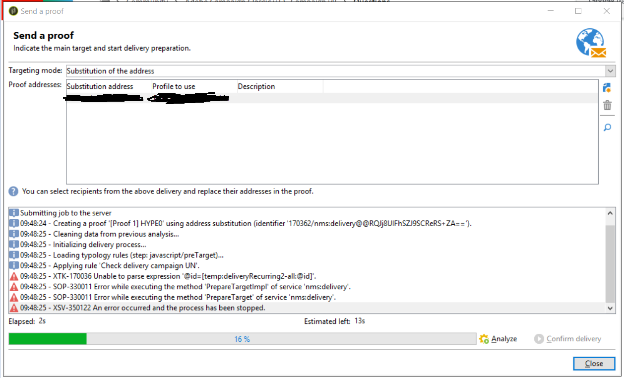 Solved: Address substitution in Proofs, deliveries from ca... - Adobe Experience League ...