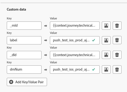 Solved: Custom Data in Push notification - Adobe Experience League ...