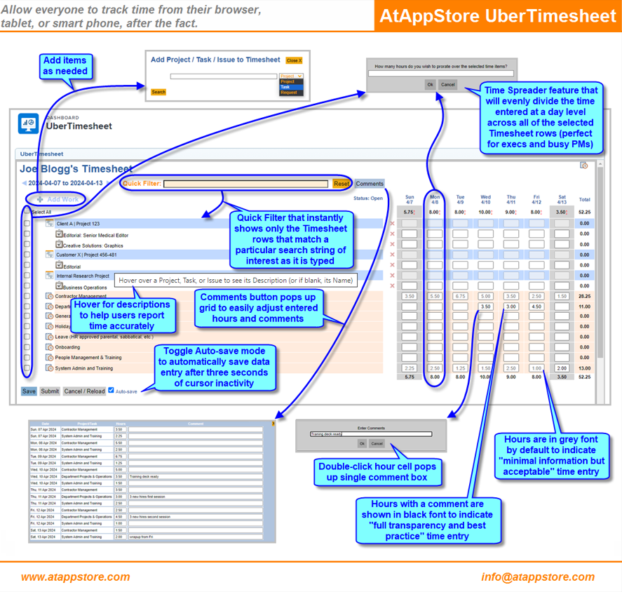 Hover over task name in timesheet and see task des... - Adobe Experience League Community - 660023