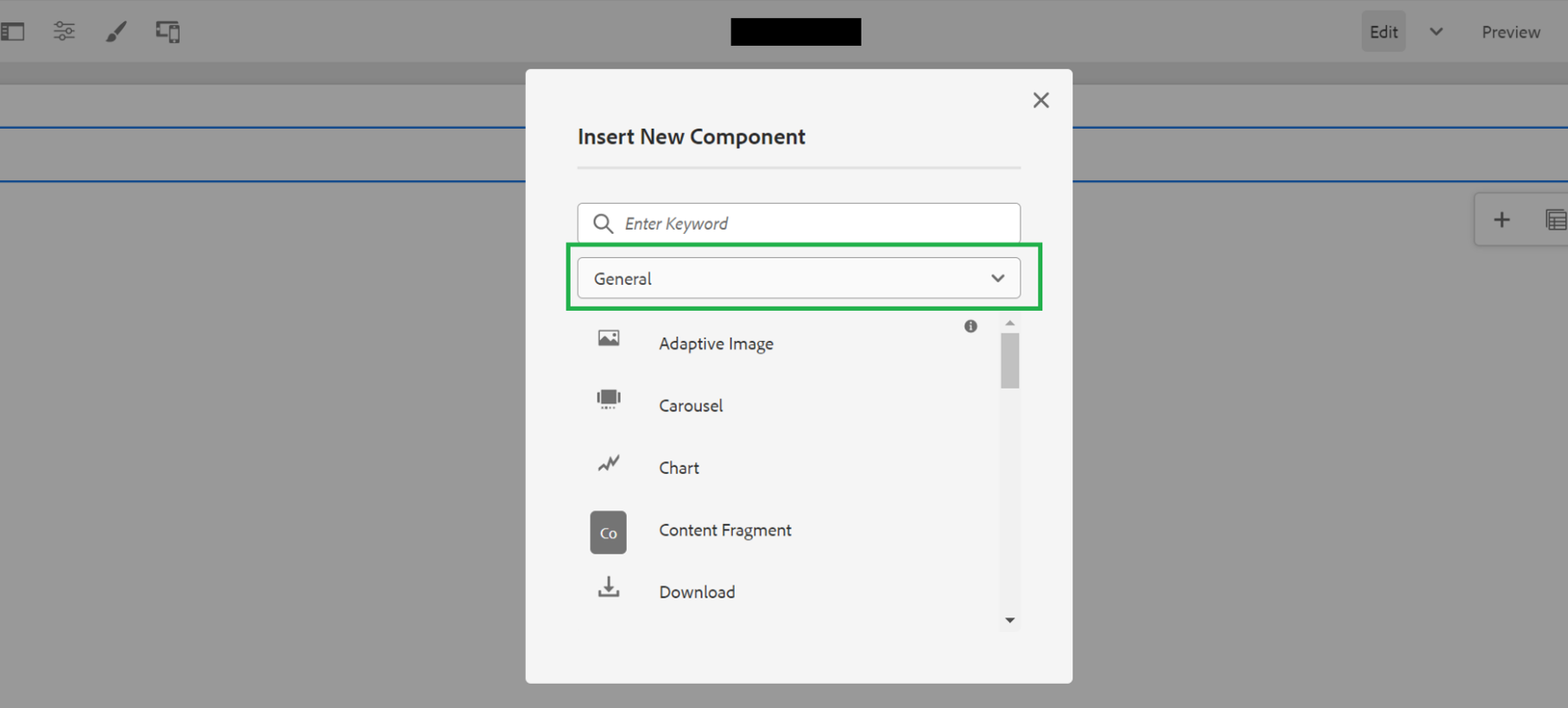 Solved: AEM as Cloud Service -- Pre-filter component list ... - Adobe Experience League ...