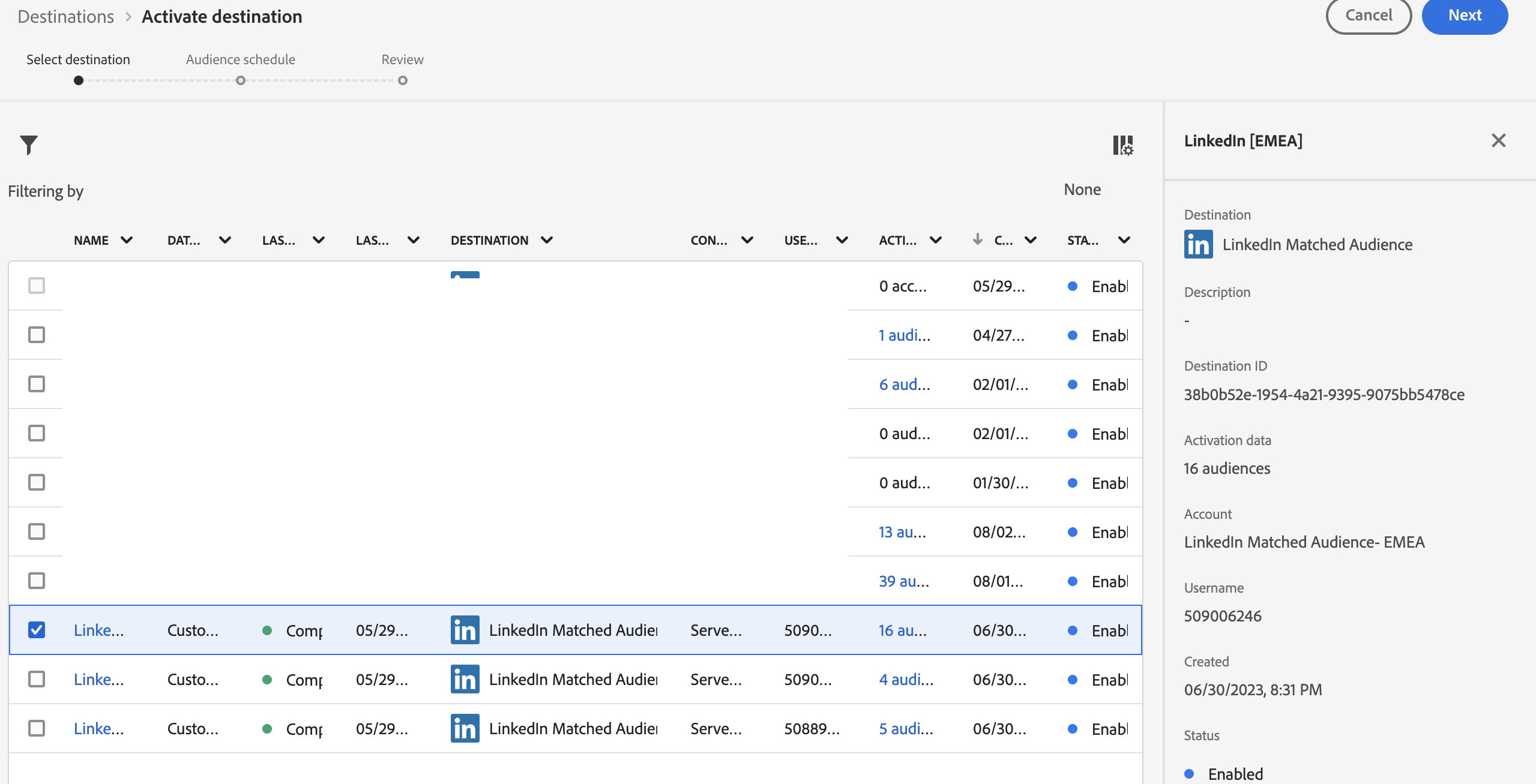 Solved: Challenges activating from RT-CDP to LinkedIn - Adobe ...