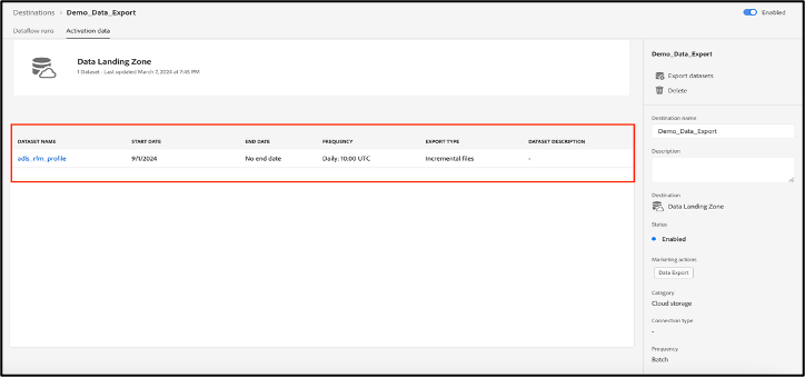 Data Distiller | A Guide to Data Export: Exporting... - Adobe ...
