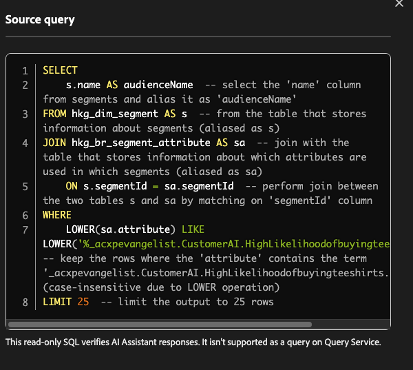 Solved: See what audiences an attribute is a part of - Adobe Experience League Community - 709251