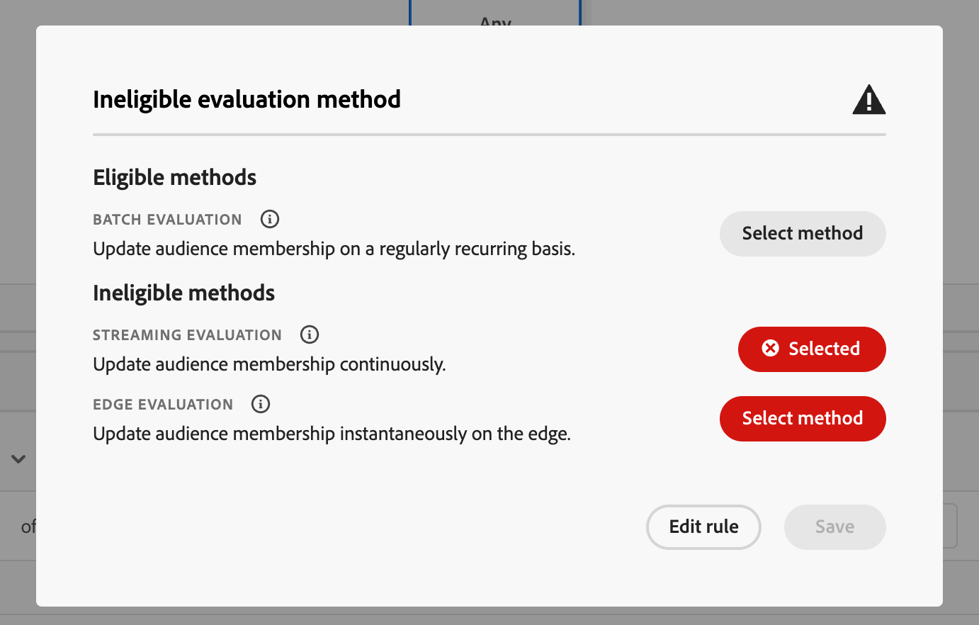 RT-CDP Audiences - Enable aggregation on "Edge" an... - Adobe ...