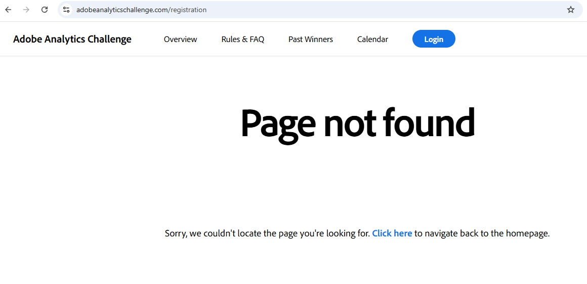Re: Adobe Analytics Challenge 2025 - Adobe Experience League Community - 736824
